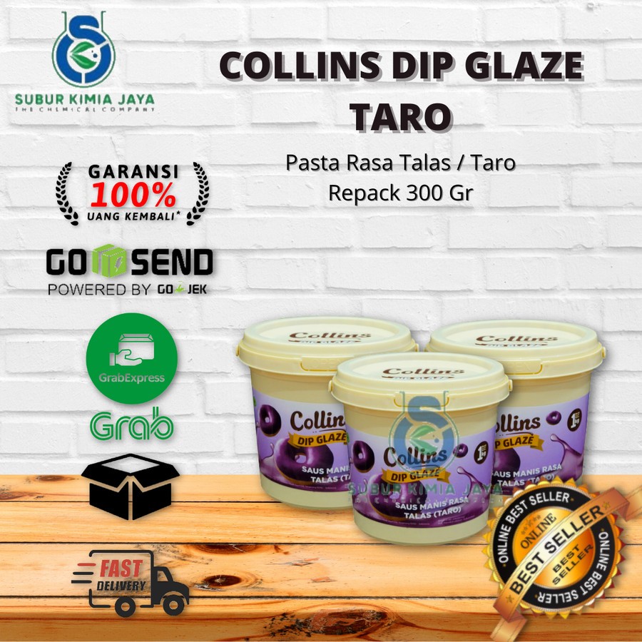 Jual Collins Dip Glaze Taro 300 Gr / Topping Pasta Rasa Taro | Shopee ...