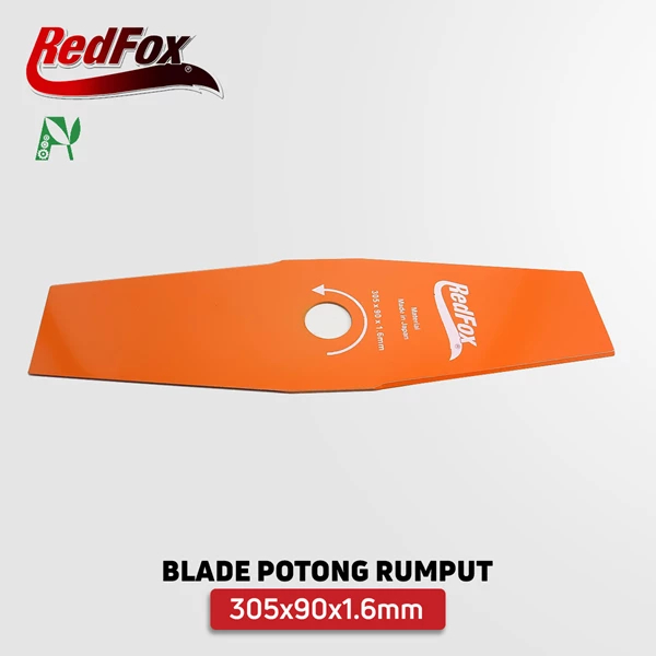 Jual REDFOX Pisau Potong Rumput Made in Japan (305mm x 90mm x 1.6mm) (ORANGE) | Shopee Indonesia
