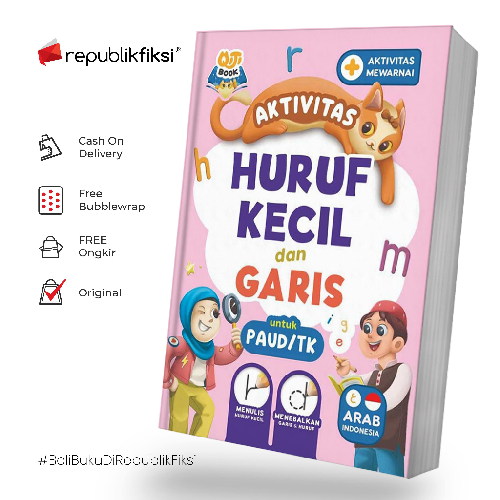 Jual Buku Anak Qiti Book Aktivitas Huruf Kecil dan Garis - Ka nara ...