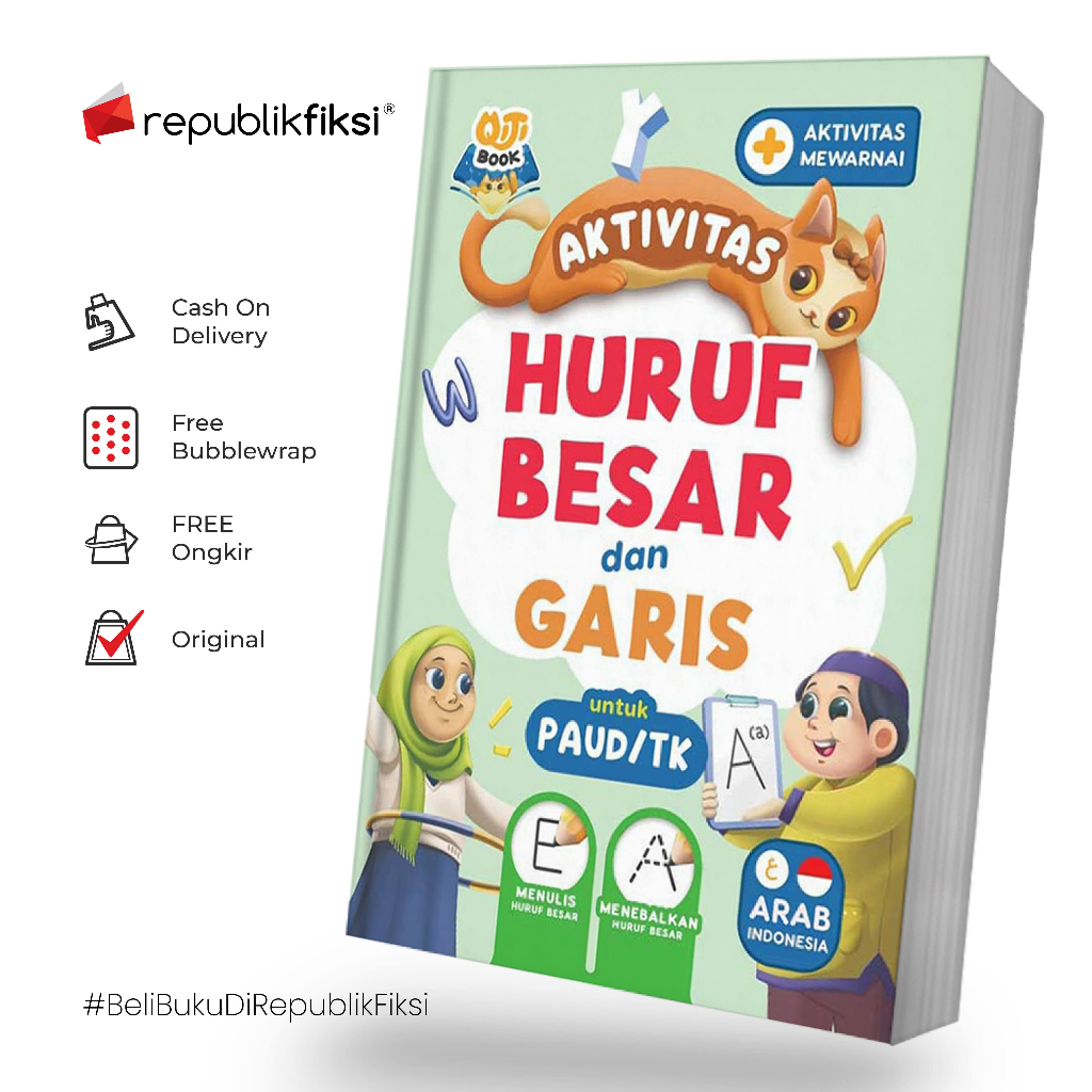 Jual Buku Anak Qiti Book Aktivitas Huruf Besar dan Garis - Ka Nara ...