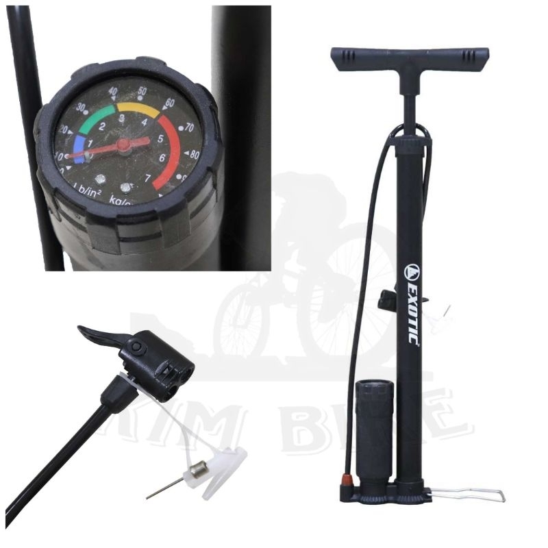 Jual POMPA SEPEDA POMPA MOTOR TABUNG EXOTIC ET-F1057 ORIGINAL, Free ...