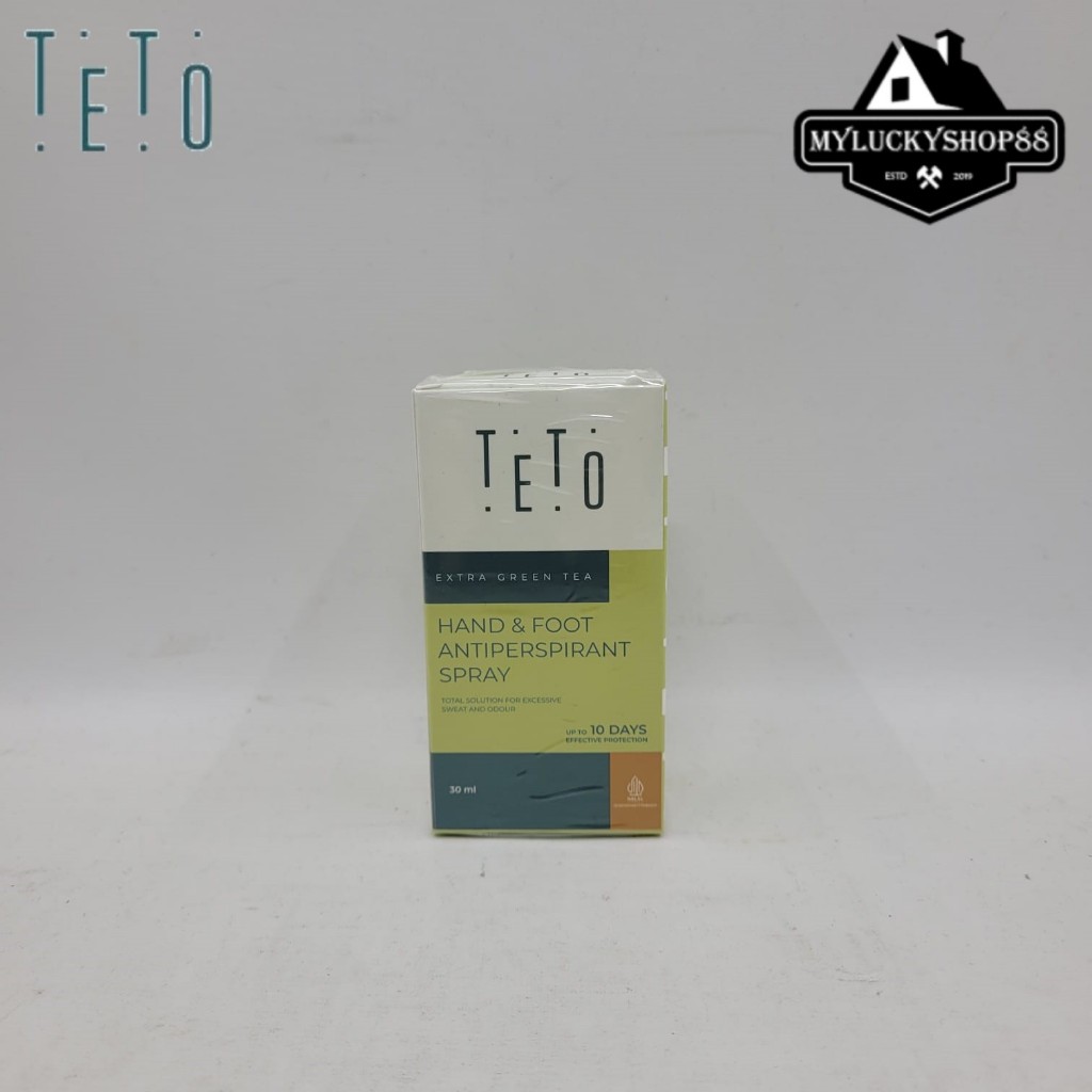 Jual Teto Hand and Foot Antiperspirant Spray 30ml Greentea BPOM MUI ...