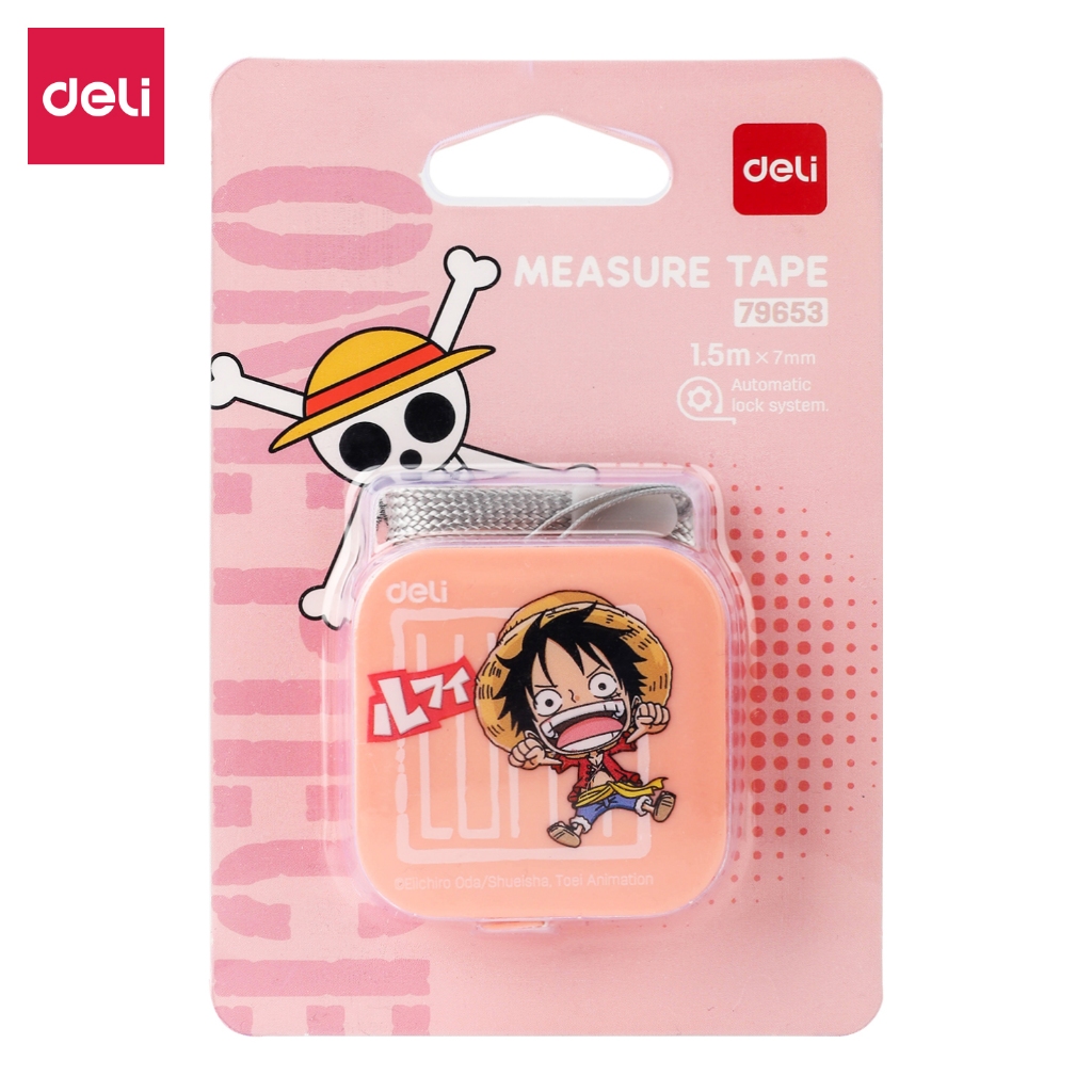 Jual Deli One Piece Mini Measure Tape / Meteran Mini Plastik 1.5 m Lucu ...