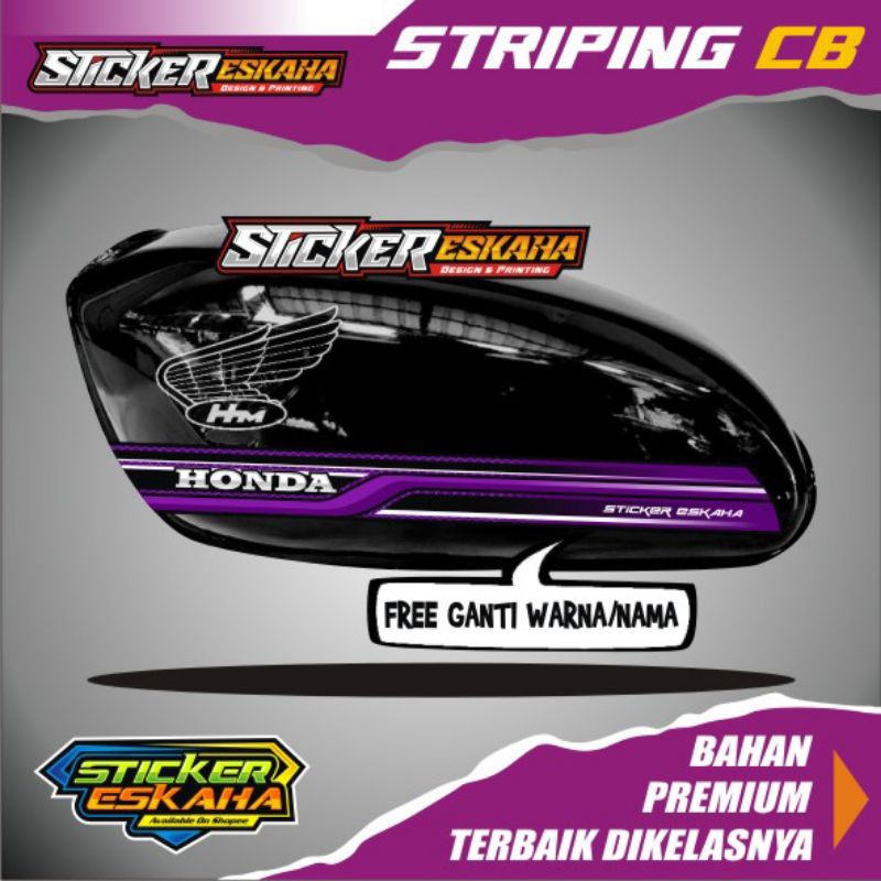 Jual Striping CB Minimalis Sticker Tangki CB | Shopee Indonesia