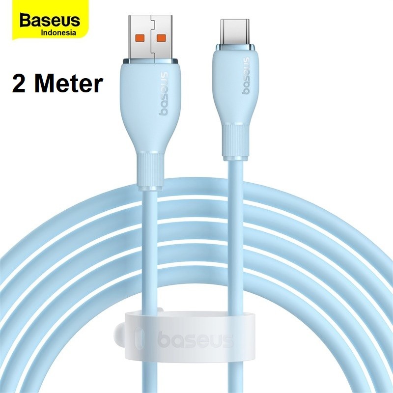 Jual Baseus Kabel Data Charger Pudding Series 100W 6A USB to Type C 2M ...