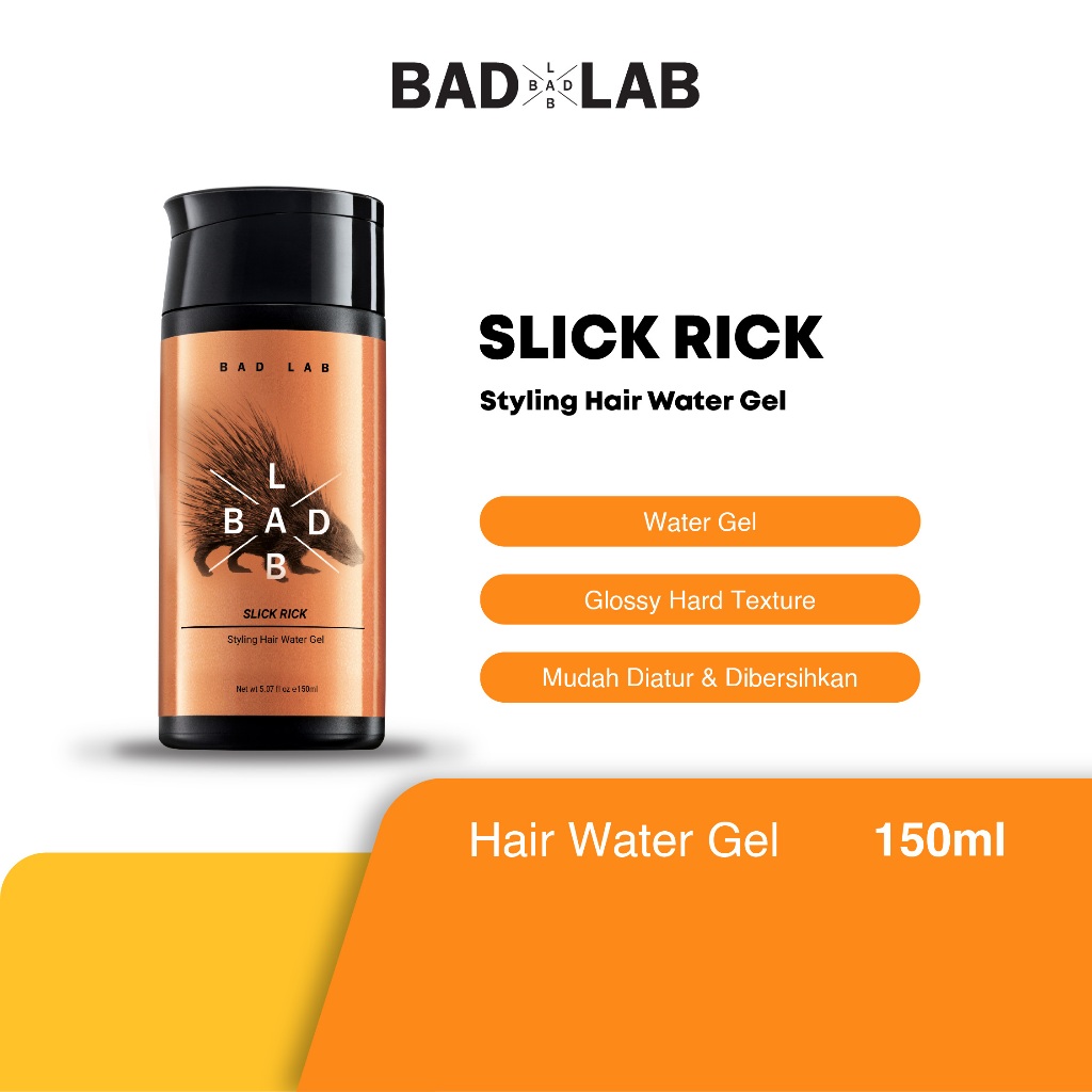 Jual BAD LAB Slick Rick Hair Gel pomade 150ml - Gel Rambut Rambut ...