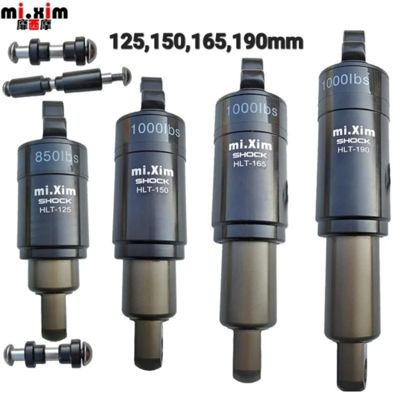 Jual Mixim Rear Shock Oil Spring Sepeda Rearshock Absorber Shock ...