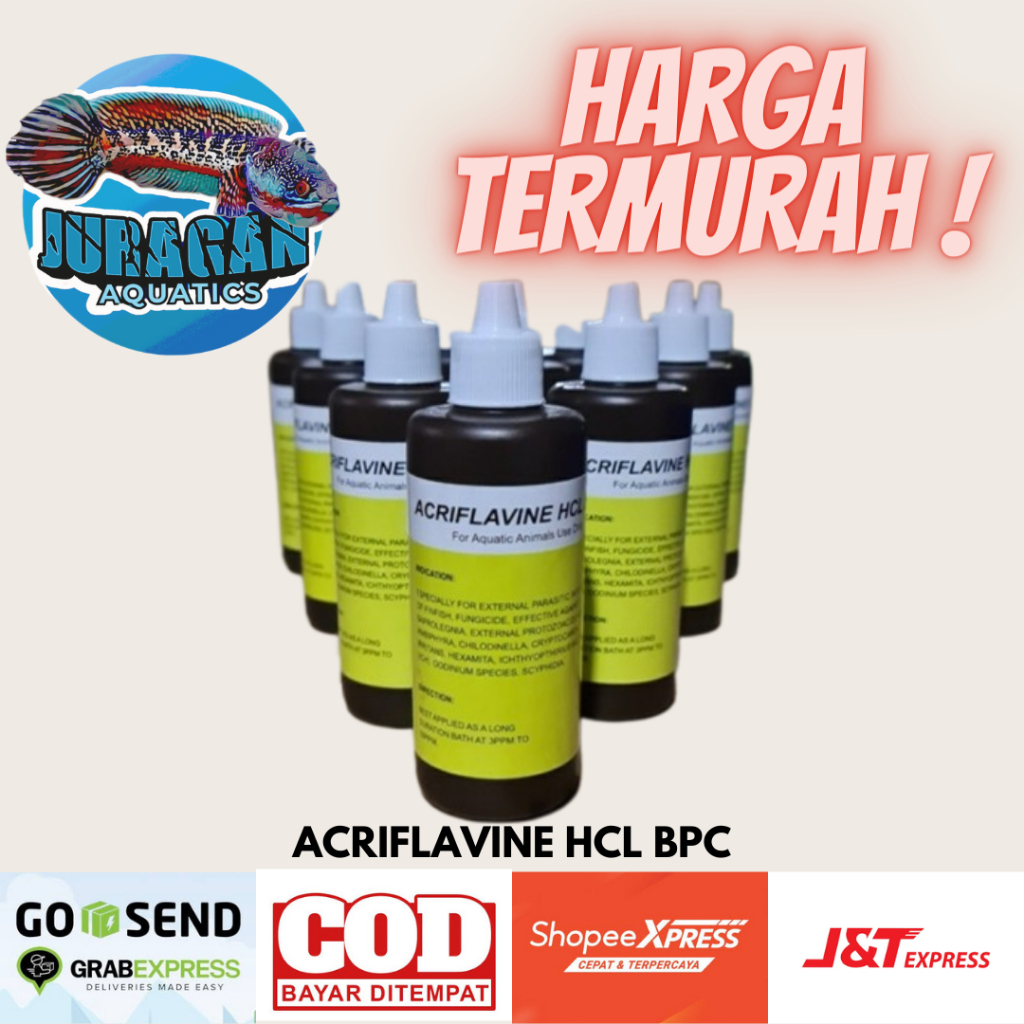 Jual Acriflavine Obat Jamur Ikan Hias - Obat Ikan Acriflavine HCL ...