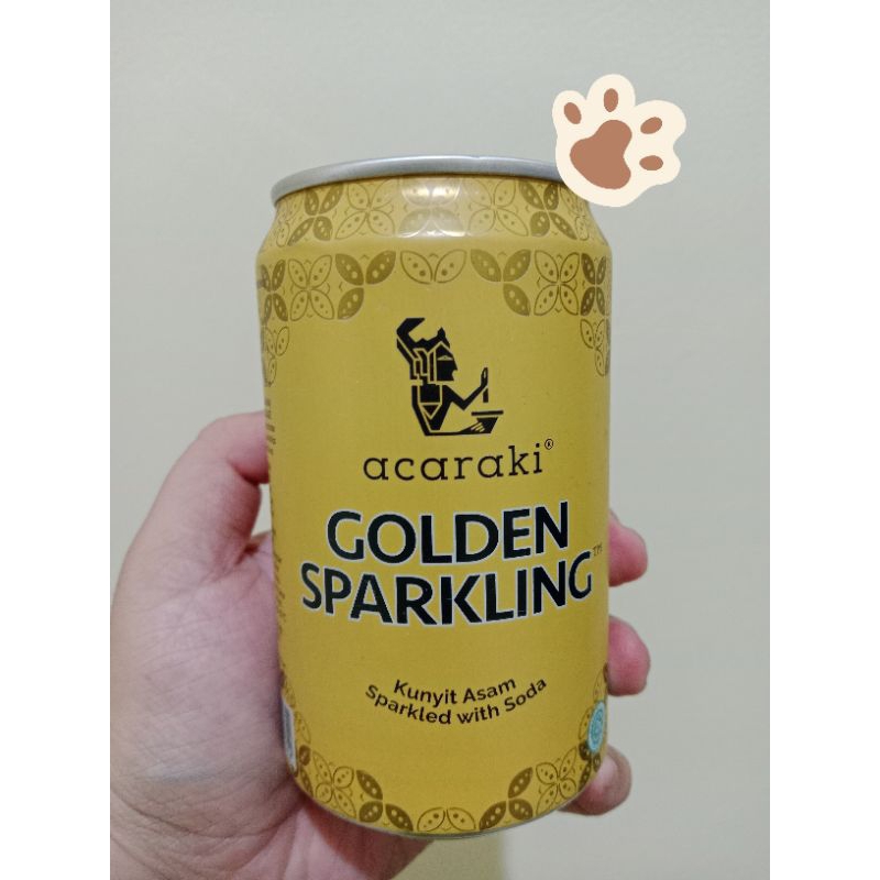 Jual Acaraki Golden Sparkling minuman kaleng kunyit asam dengan soda ...