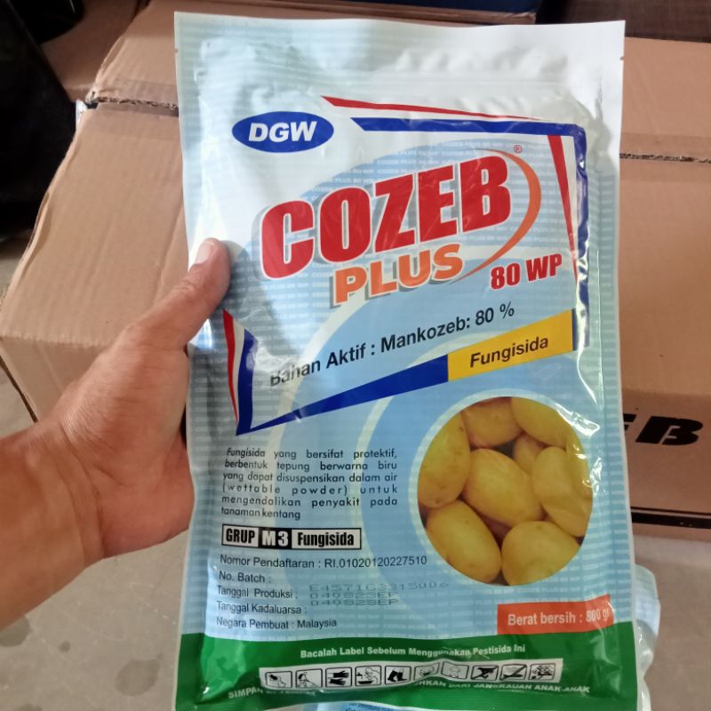 Jual Fungisida Cozeb Plus 80 WP 800g Mankozeb / Mancozeb biru | Shopee Indonesia