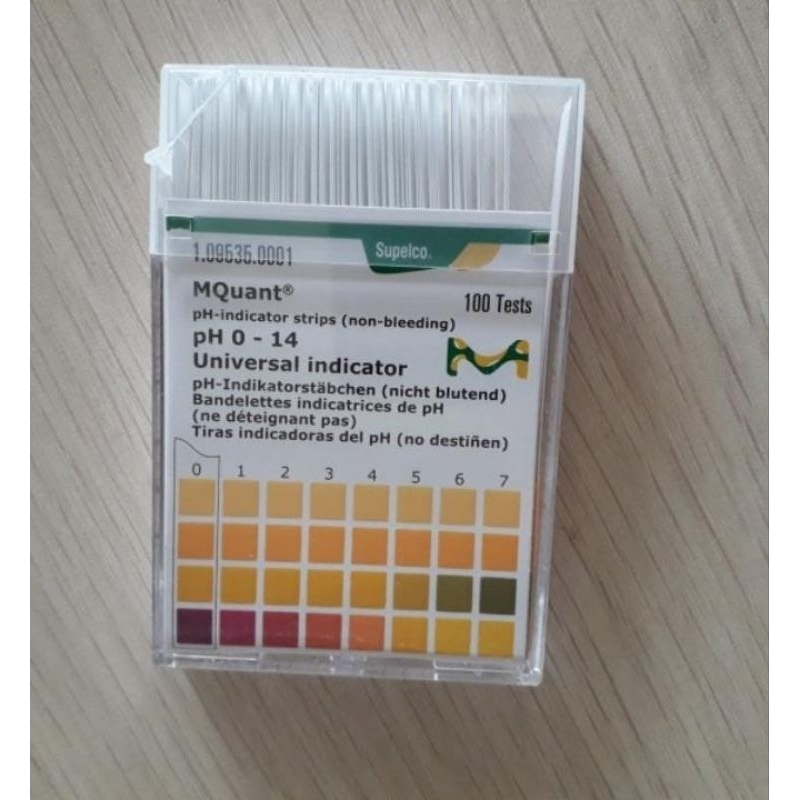 Jual Kertas PH Paper Universal Lakmus 0-14 Merck | Shopee Indonesia