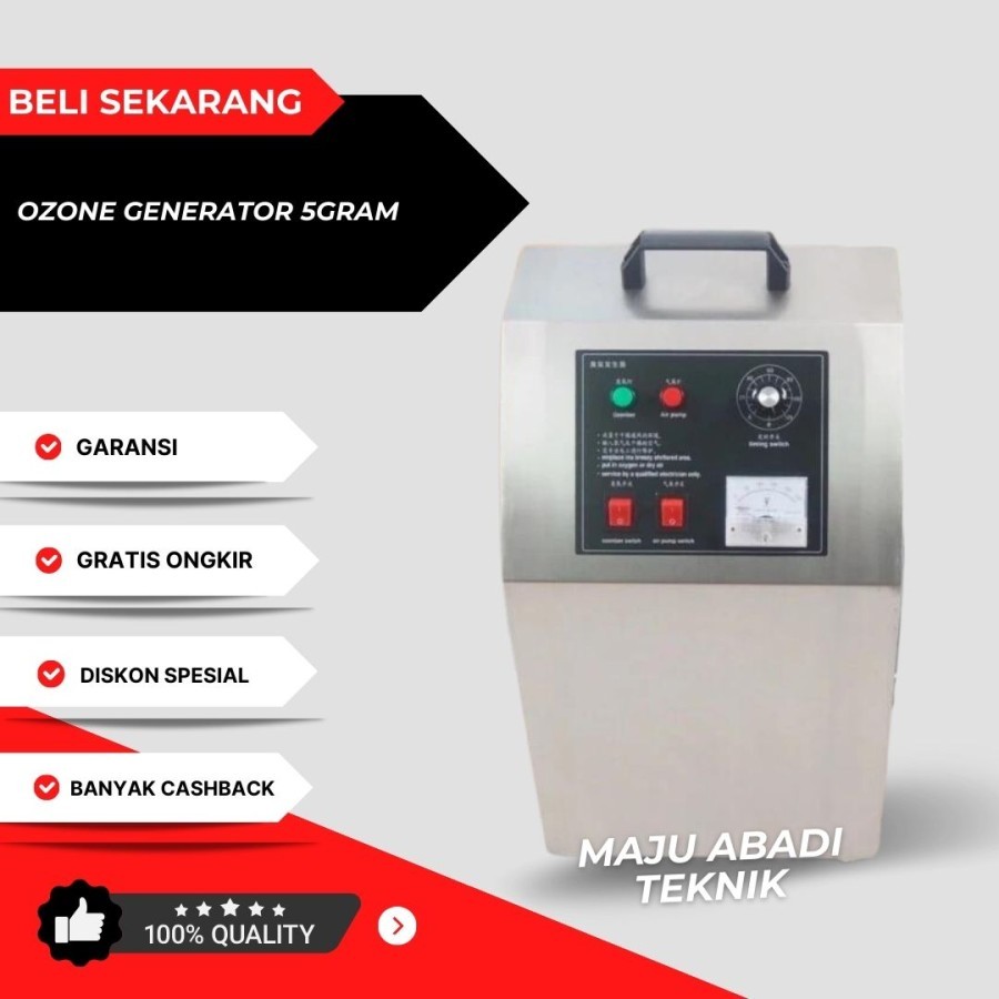 Jual Mesin Ozone Generator 5gram ( O3 ) Ozon Generator 5 gram Air ...