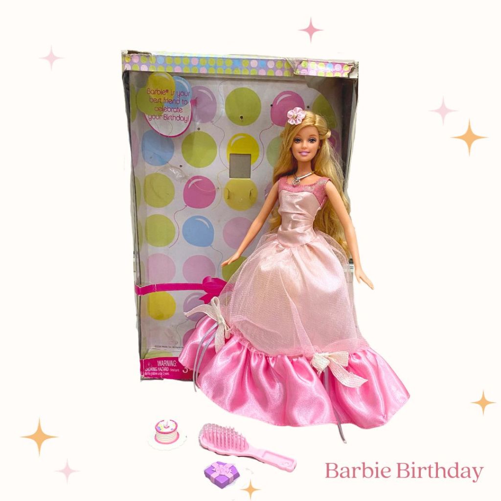 Jual Boneka Barbie Happy Birthday Barbie Tahun 2006 Vintage dan Langka ...