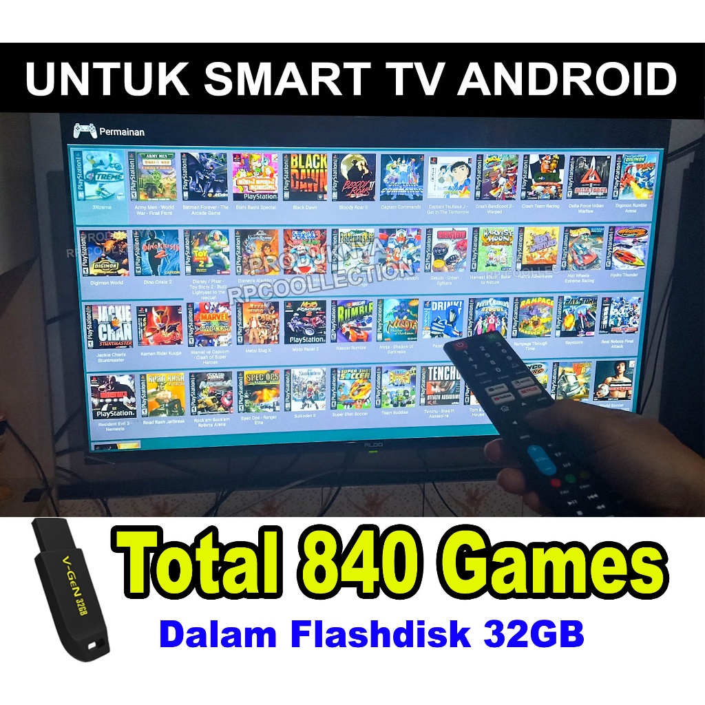 Jual 12.12 Brand 840 Game untuk Smart TV Android TVBox Android isi 840 ...
