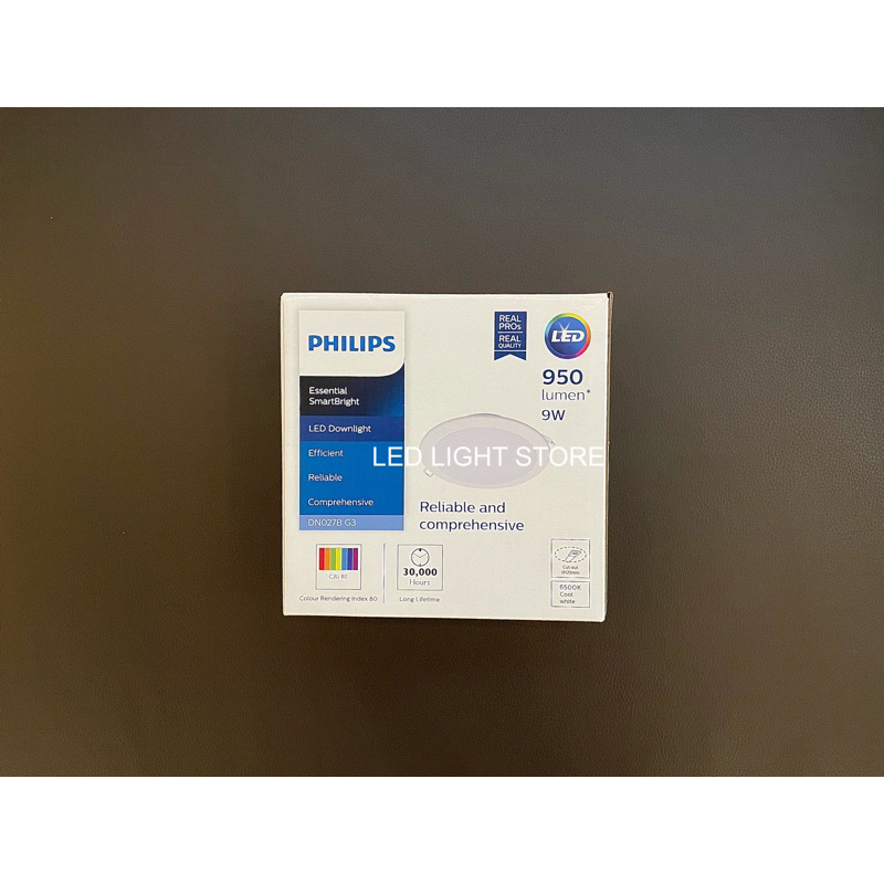 Jual PHILIPS DN027B G3 9W 9Watt LED9 - LED Downlight Recessed | Shopee Indonesia