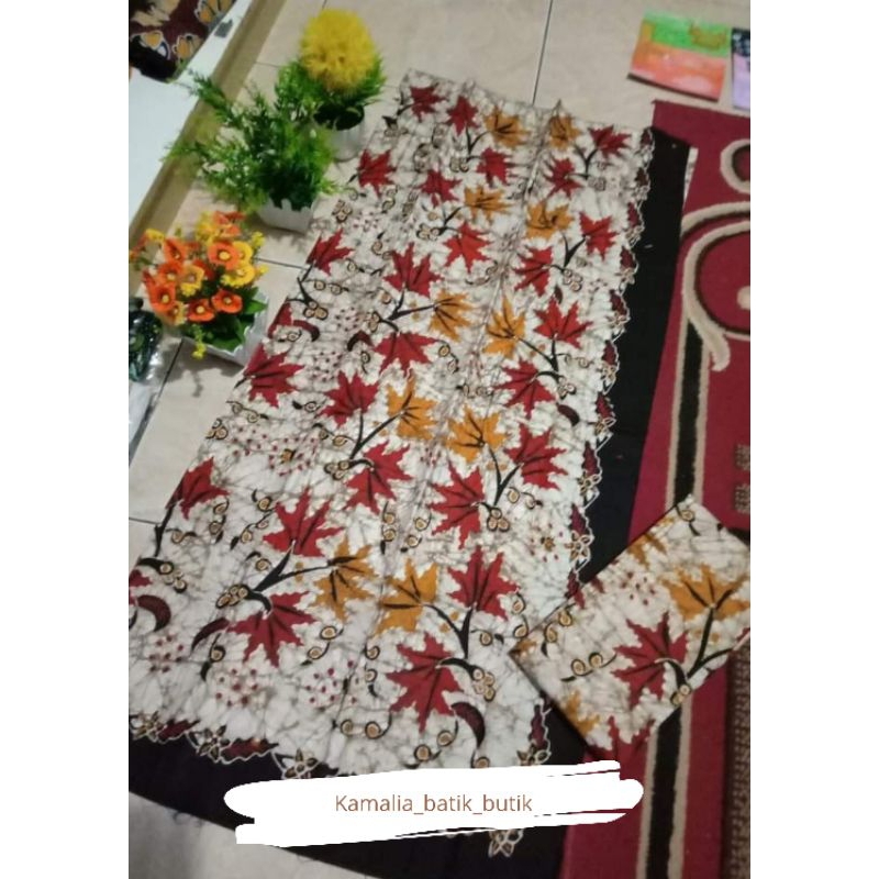 Jual Batik Tulis Asli Salem Brebes Motif Klasik Daun Anggur Remekan ...