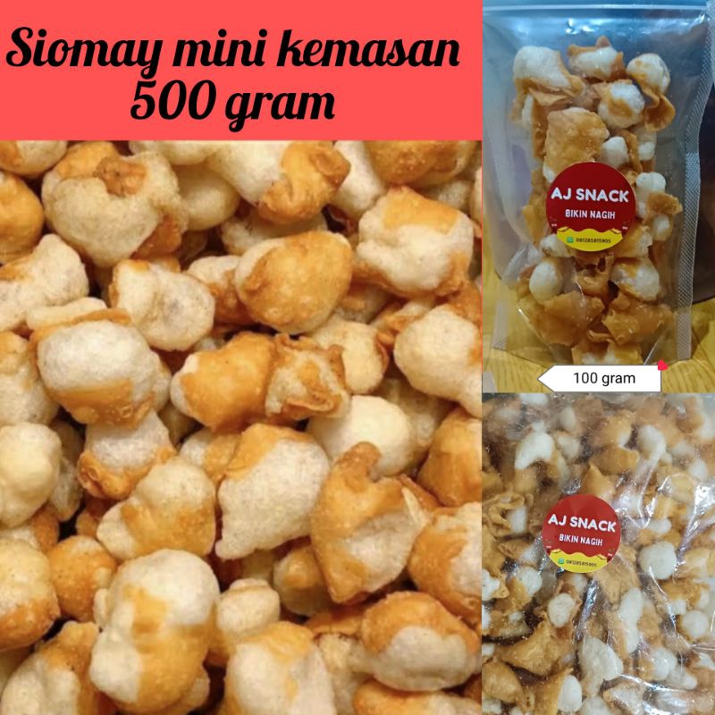 Jual siomy mini kering dan renyah bikin nagih 500gr | Shopee Indonesia