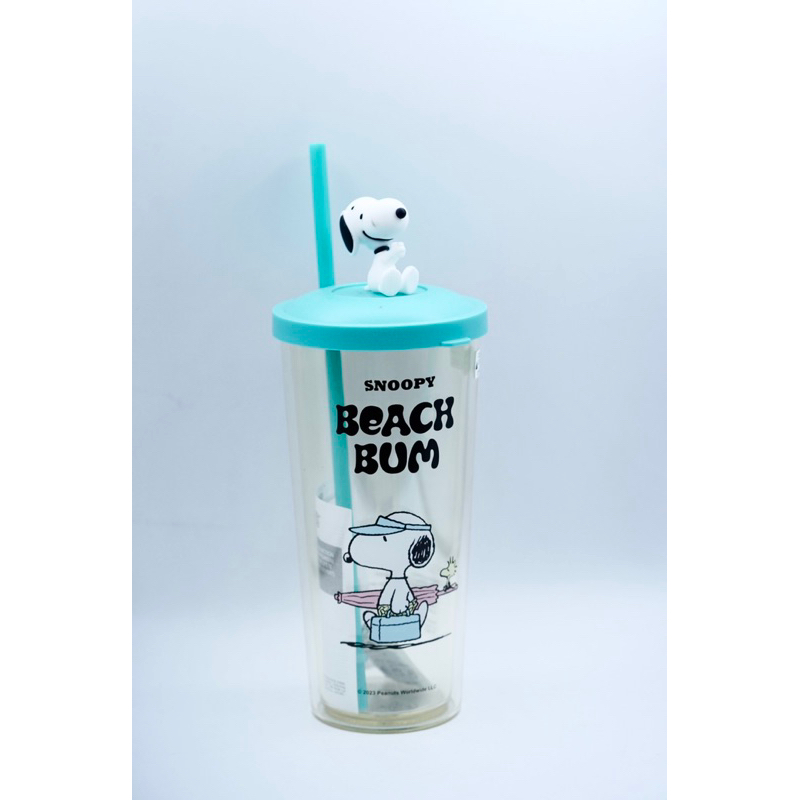 Jual Snoopy Beach Bum Peanuts Charlie Brown 550ml Tumbler Botol Minum Gelas | Shopee Indonesia