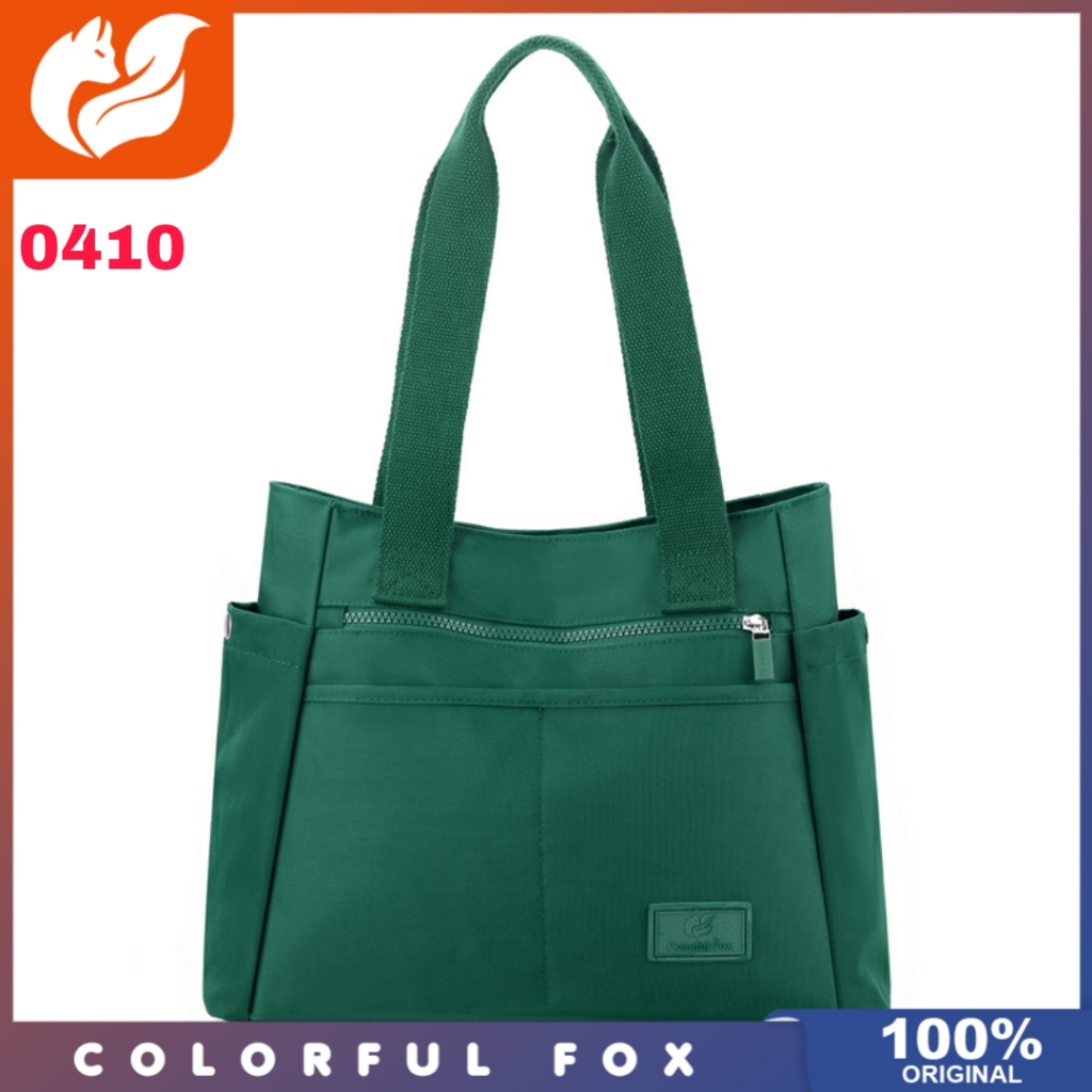 Jual Colorful fox ori - Tas bahu colorful fox 0410 totebag original tas ...