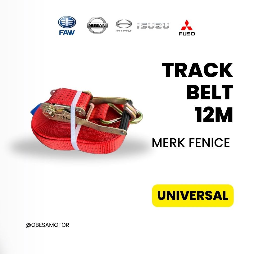 Jual TRACK BELT 12M/TALI PENGIKAT/POWERTEC RATCHET TIE DOWN/CARGO ...