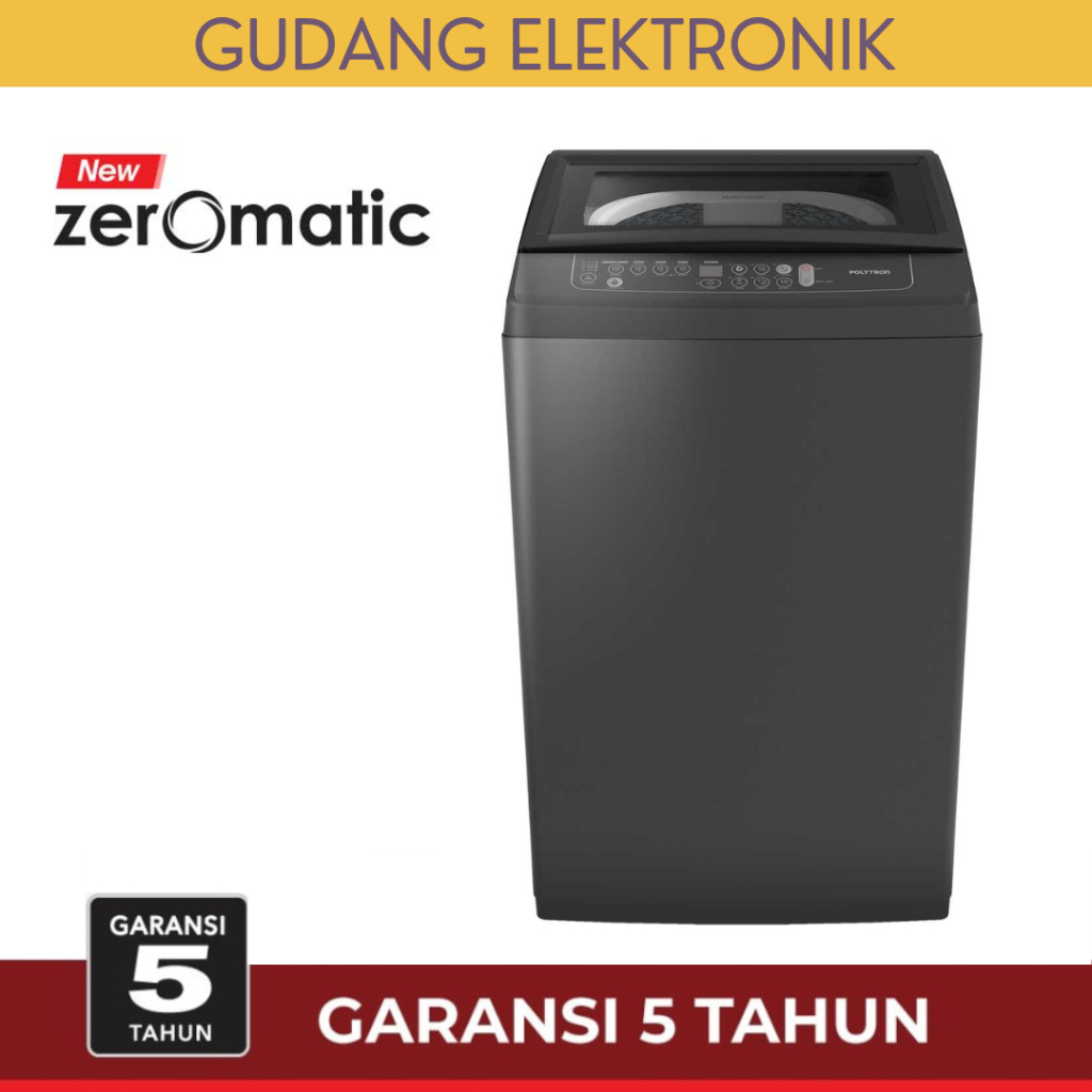 Jual MESIN CUCI POLYTRON 9 KG - PAW 9029Y - 1 TABUNG - ZEROMATIC - FREE ONGKIR SERANG KOTA ...