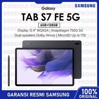 Jual Samsung Galaxy Tab S7 FE S7FE 5G 6/128GB Garansi resmi | Shopee ...