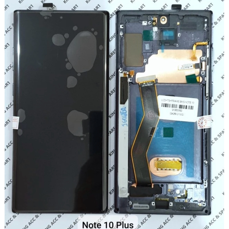Jual LCD SAMSUNG NOTE 10 PLUS/N975 FULLSET TOUCHSCREEN + FRAME BLACK OLED/ORG | Shopee Indonesia