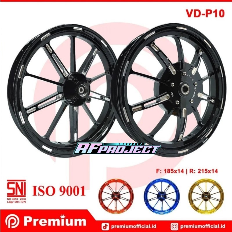 Jual VELG VND RACING PREMIUM P10 All MIO/BEAT/SCOOPY/GENIO/SPACY/VARIO110/VARIO125/VARIO150 ...
