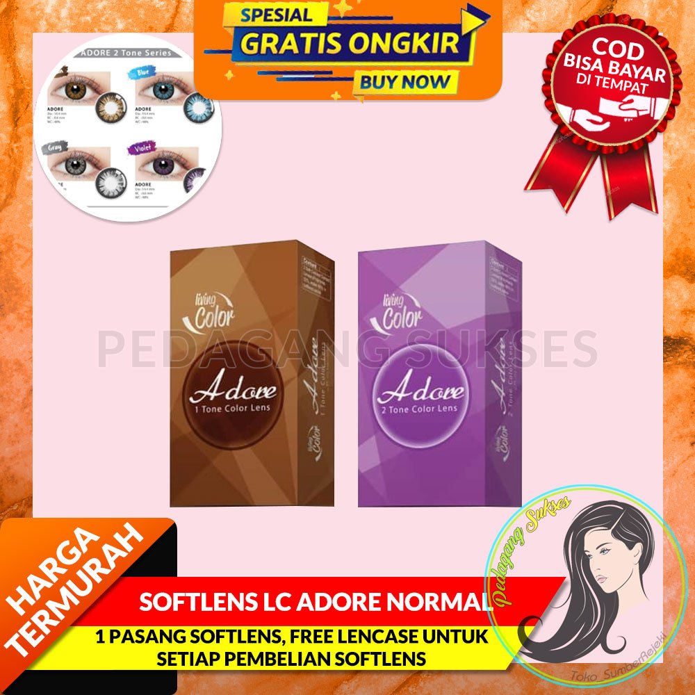 Jual SOFTLENS LC ADORE NORMAL / LIVING COLOR ADORE 14.4MM | Shopee ...