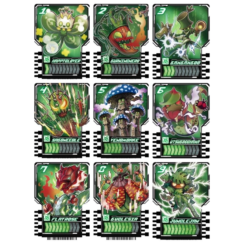 Jual Plant Kategori Common - Ride Chemy Trading Card - Kamen Rider ...