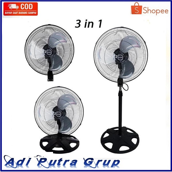 Jual Mitochiba MT 1822 J 3 in 1 Fan 18 Inch Black Kipas Angin Besi-Angin | Shopee Indonesia