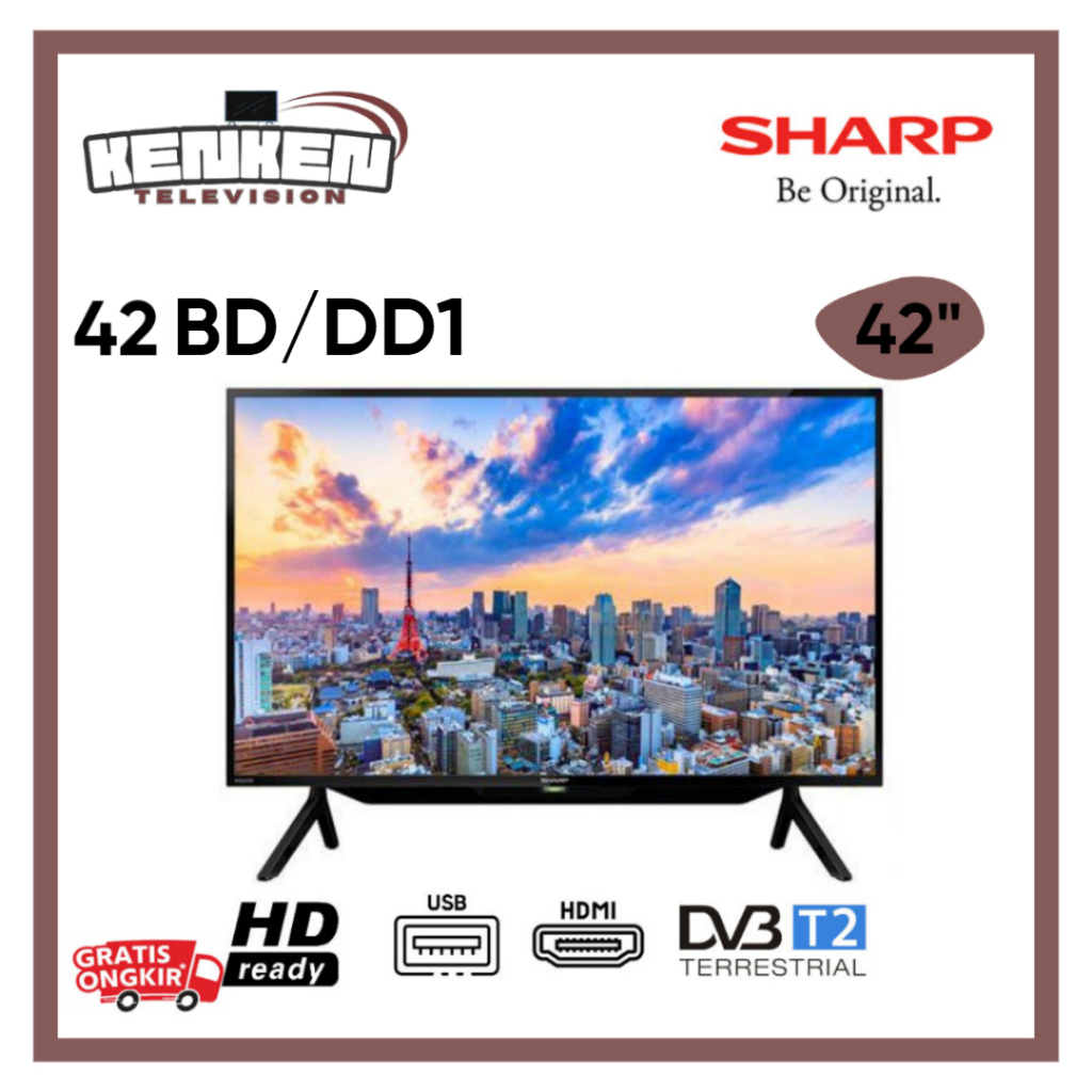 Jual TV LED Digital 42BD1/42DD1 LED Sharp 42 Inch Digital TV | Shopee ...