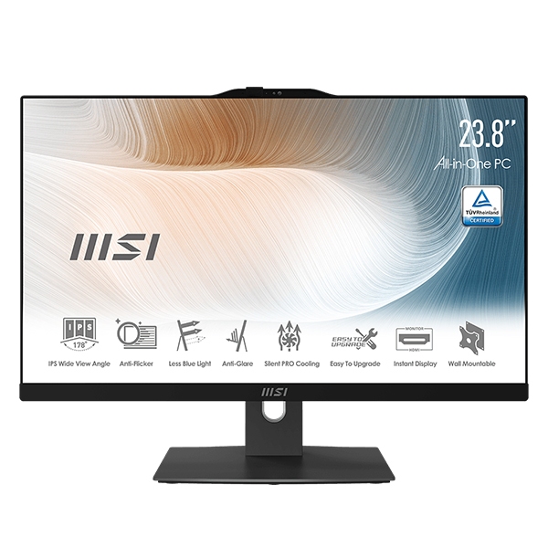 Jual PC AIO MSI MODERN AM242 12M I5-1235U 8GB 512GB 23,8" FHD IPS OHS ...