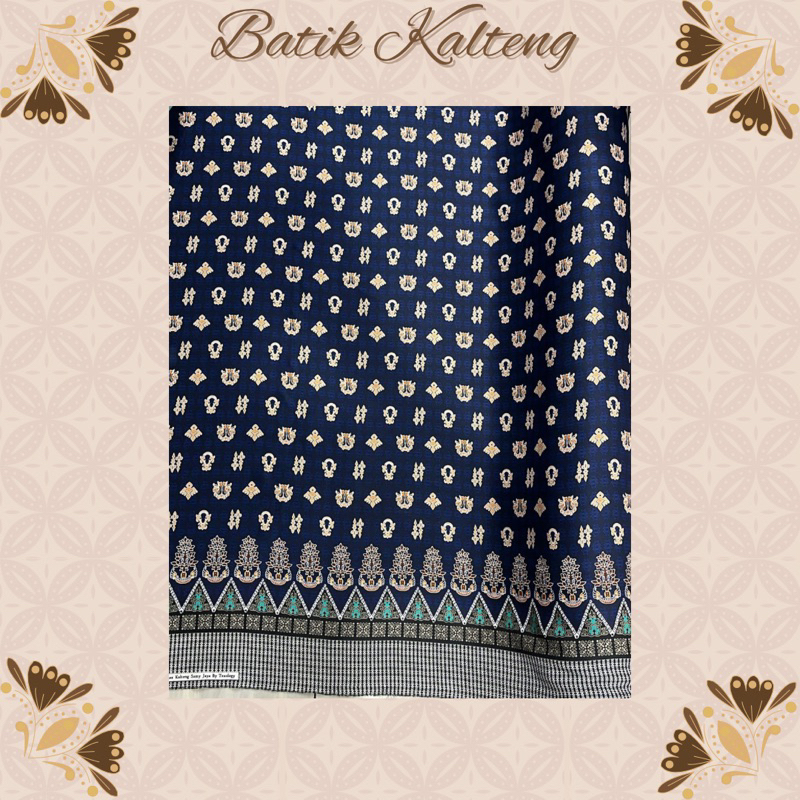 Jual Kain Batik Khas Kalteng bahan Sutra tebal (harga per setengah meter) | Shopee Indonesia