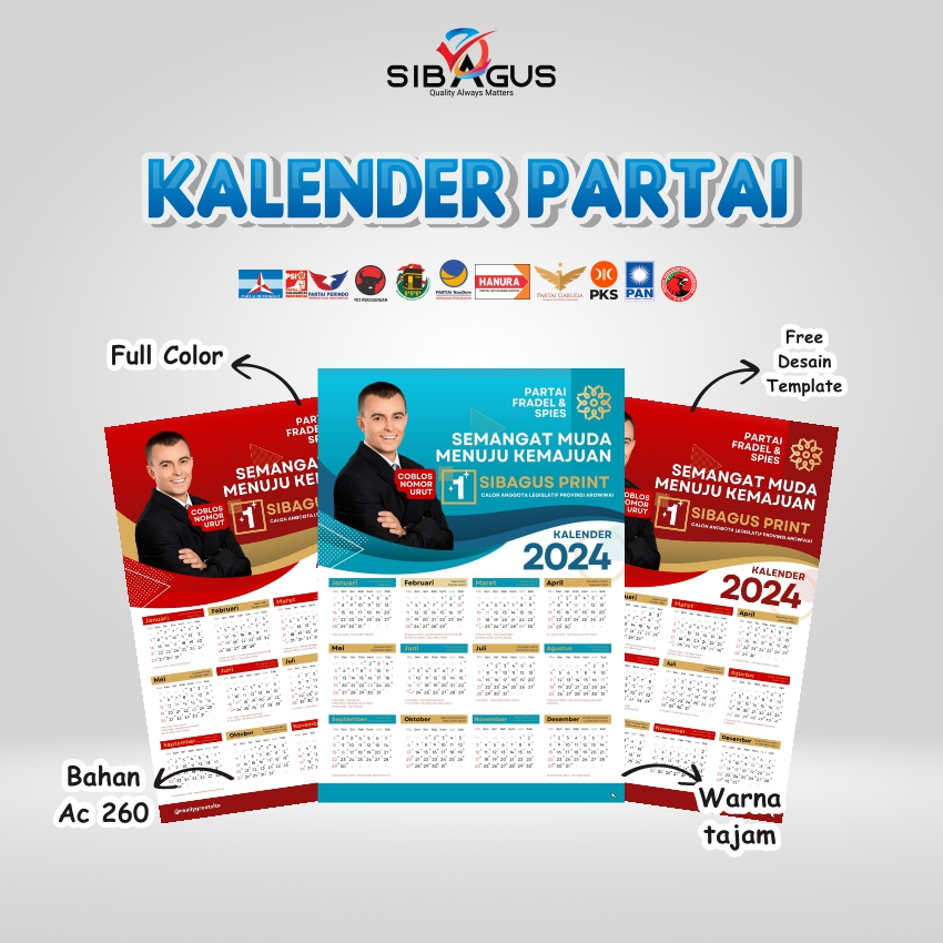 Jual Kalender Partai Murah | Shopee Indonesia