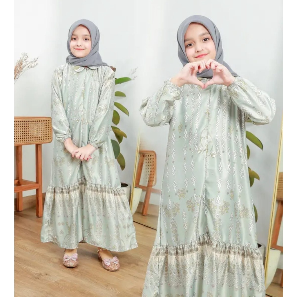 Jual Warna Warni Brand Sarimbit Keluarga KIRAN maxi gamis dan kemeja ...