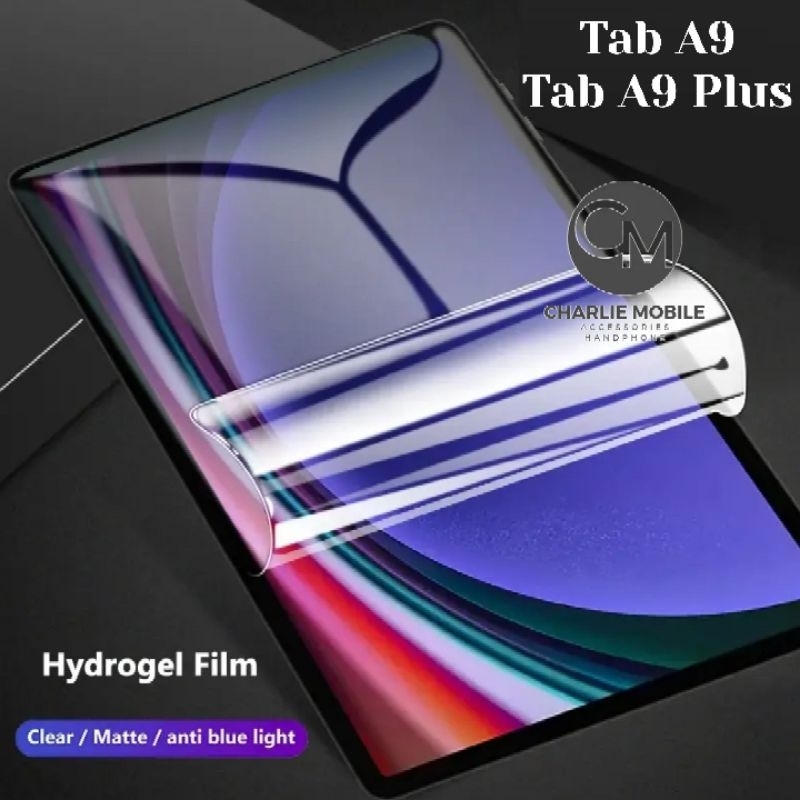 Jual Anti gores jelly Hydrogel clear full cover Samsung Tab A9 8.7 inch A9 Plus 11 inch | Shopee ...