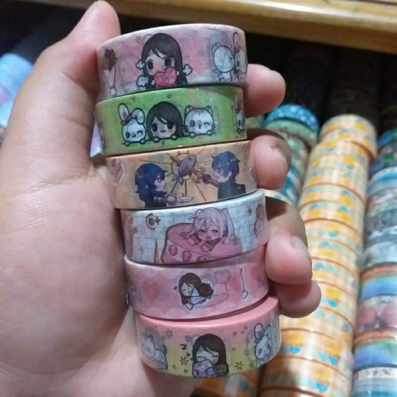 Jual Washi Tape Selotip Kertas Anime Kawai | Shopee Indonesia