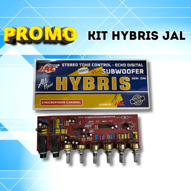 Jual HYBRIS KIT STEREO TONE CONTROL - ECHO DIGITAL + SUBWOOFER JAL ...