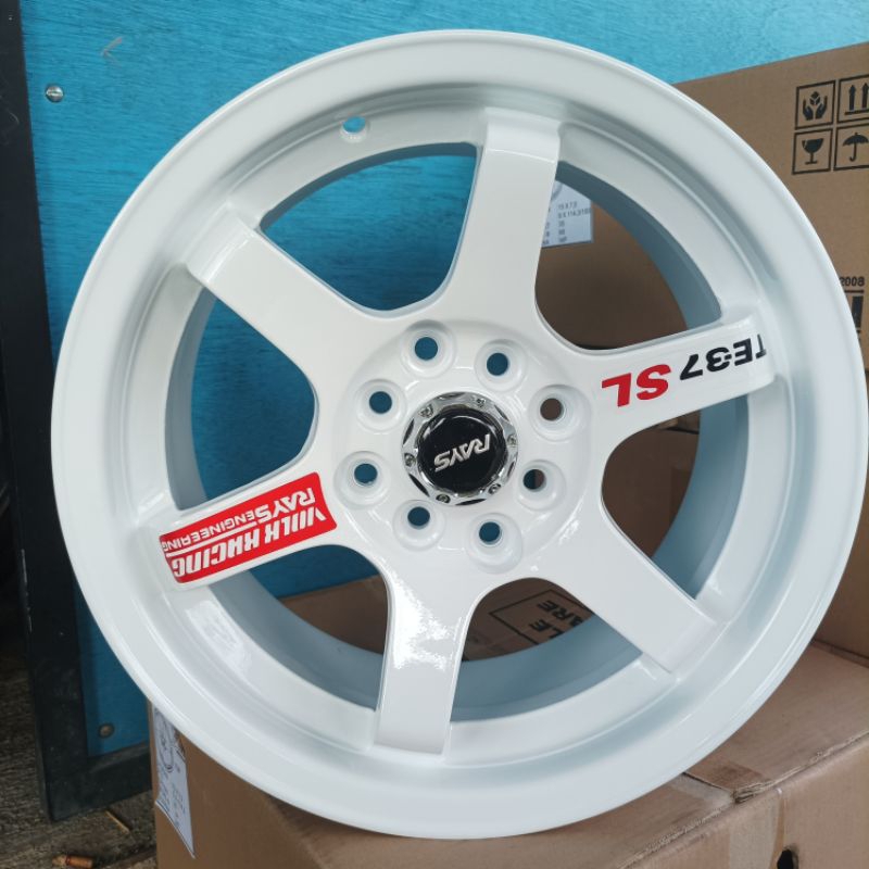 Jual velg te37 r15 pcd 4x100/114 | Shopee Indonesia