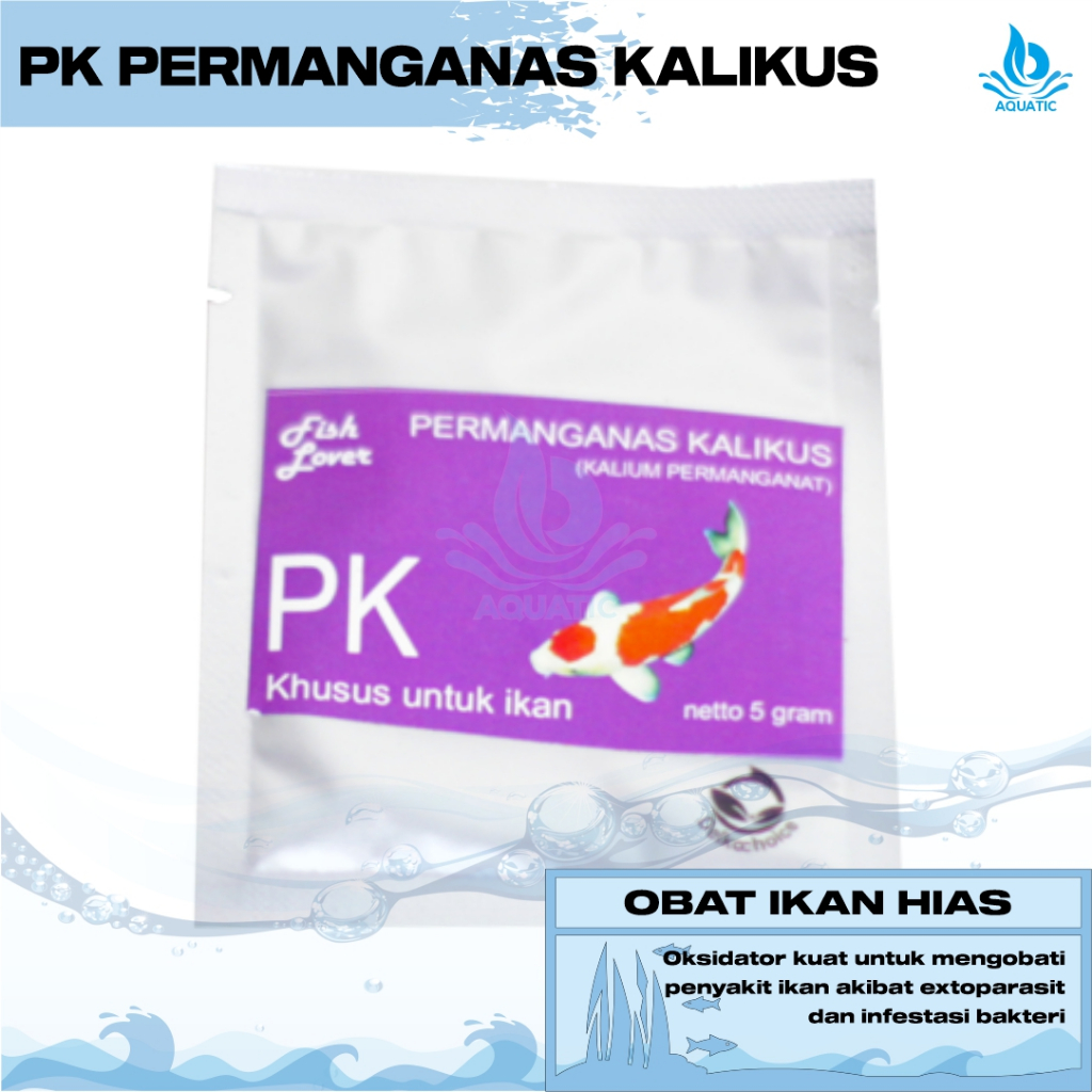 Jual PK Obat Khusus Ikan Permanganas Kalikus Kalium Permanganat ...