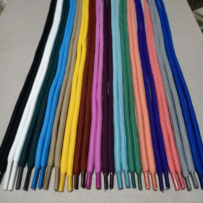 Jual shoe Lace Polyester,tali sepatu bulat,tali sepatu warna warni ...