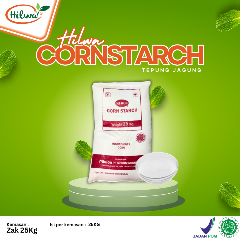 Jual Hilwa Cornstarch Tepung Jagung Maizena Miwon 25 Kg Premium ...