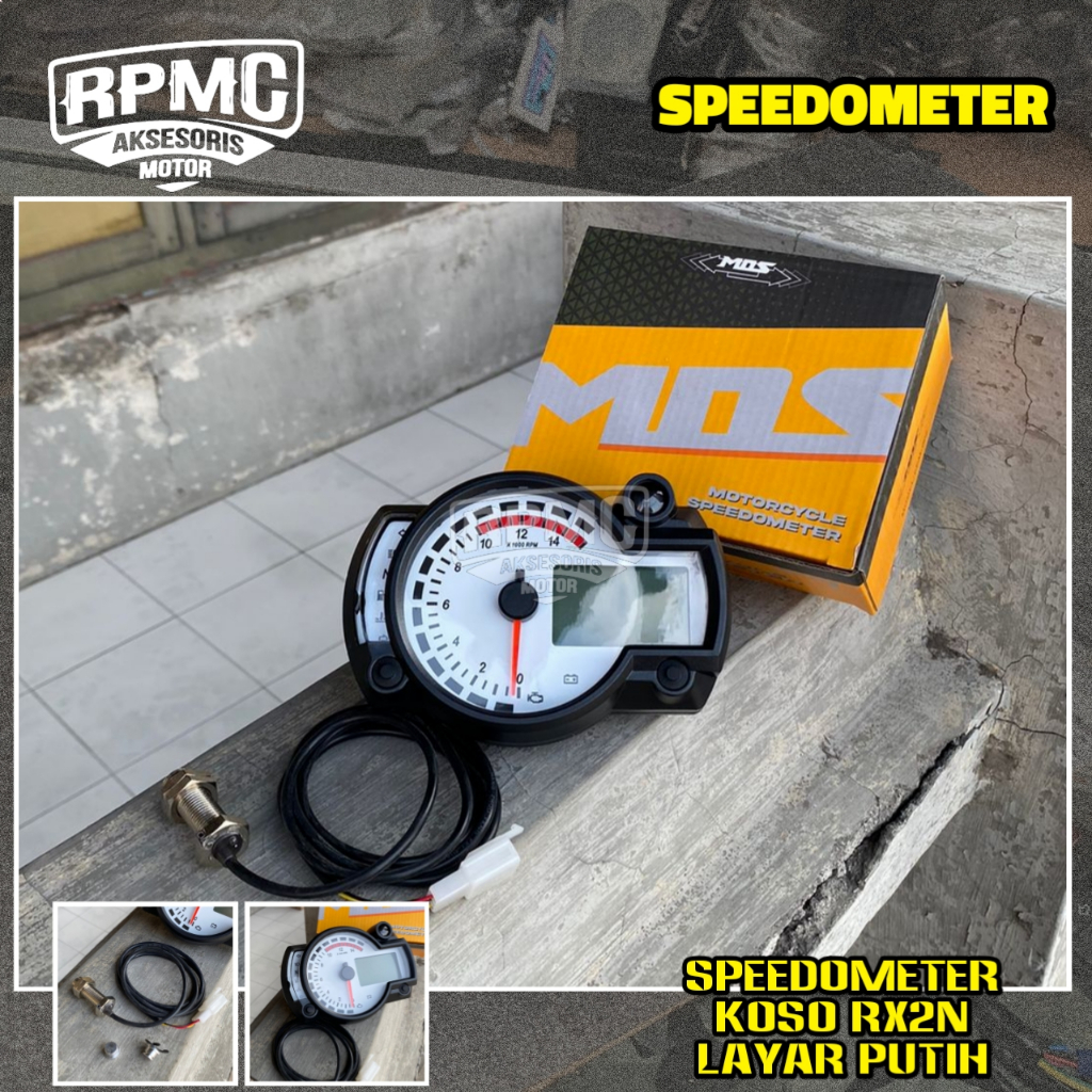 Jual SPEEDOMETER KOSO RX2N SPIDOMETER SPIDO DIGITAL SET SENSOR ...