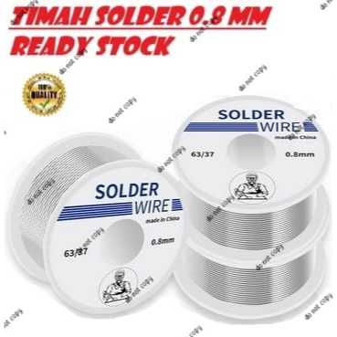 Jual Timah Solder 0.8mm 63/37 Timah Gulung Solder 0.8mm Solder Timah ...