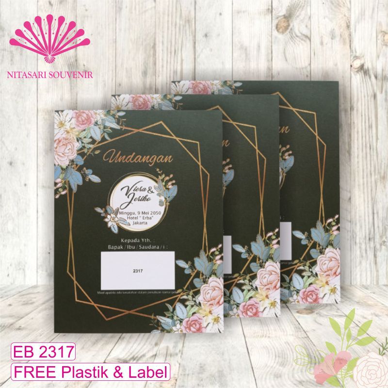 Jual Undangan Pernikahan Blangko Erba 2317 | Shopee Indonesia