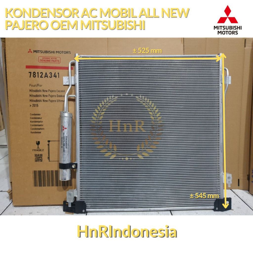Jual Kondensor AC Mobil Mitsubishi All New Pajero CONDENSOR NEW PAJERO ...