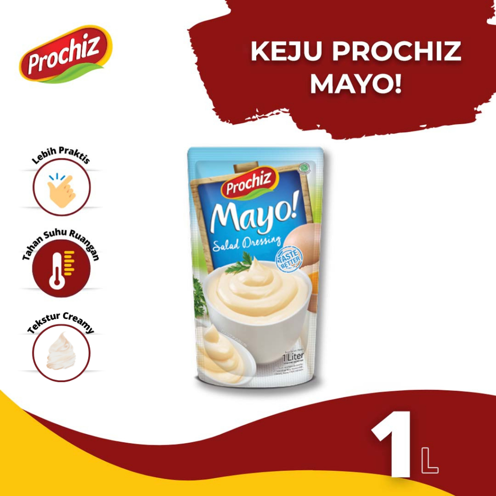 Jual Prochiz Mayo Salad Dressing 1 Liter | Shopee Indonesia