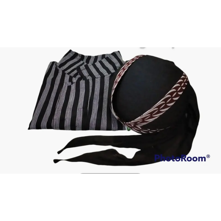 Jual 1 SET BAJU SURJAN LURIK PRIA + BLANGKON SLIWIR, PAKAIAN TENUN MODERN KLASIK KHAS ADAT JAWA ...