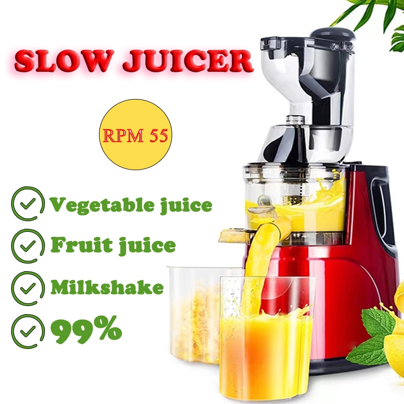 Jual SLOW JUICER 99% Fresh Fruit Juice Rpm 65 150w Fruit Extractor ...